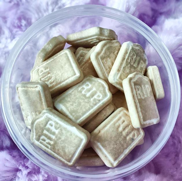tombstone shaped candy